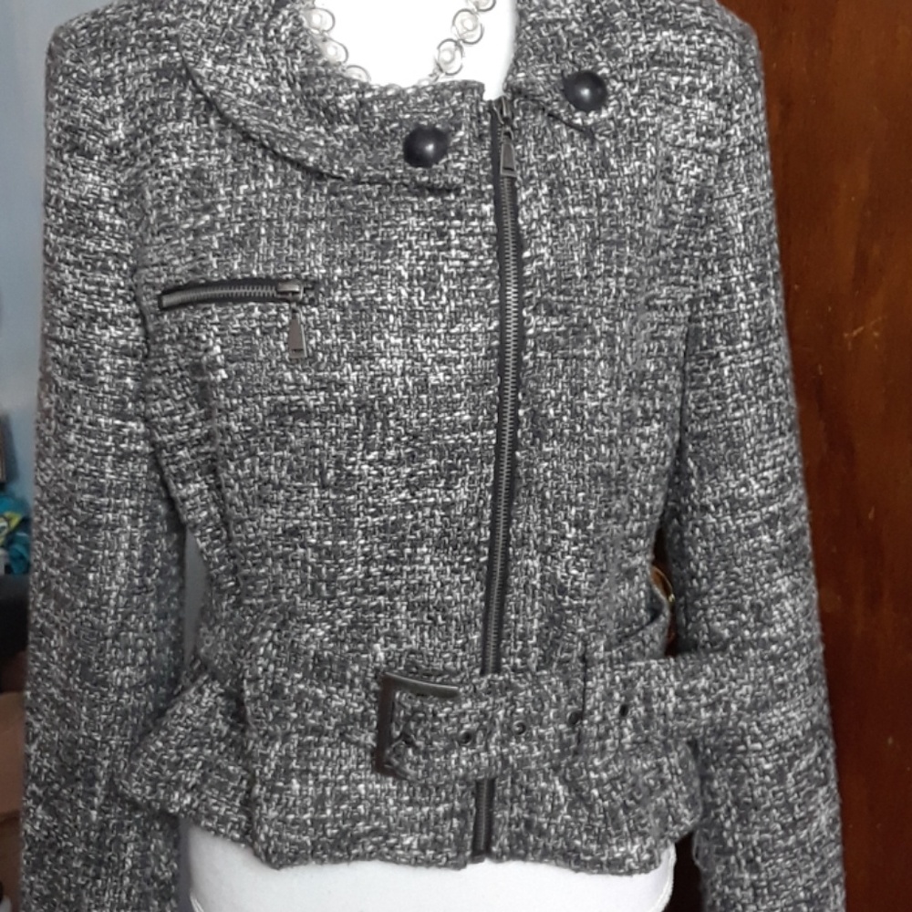 Gorgeous Mac & Jac Tweed Spring Jacket, Size L - Gem